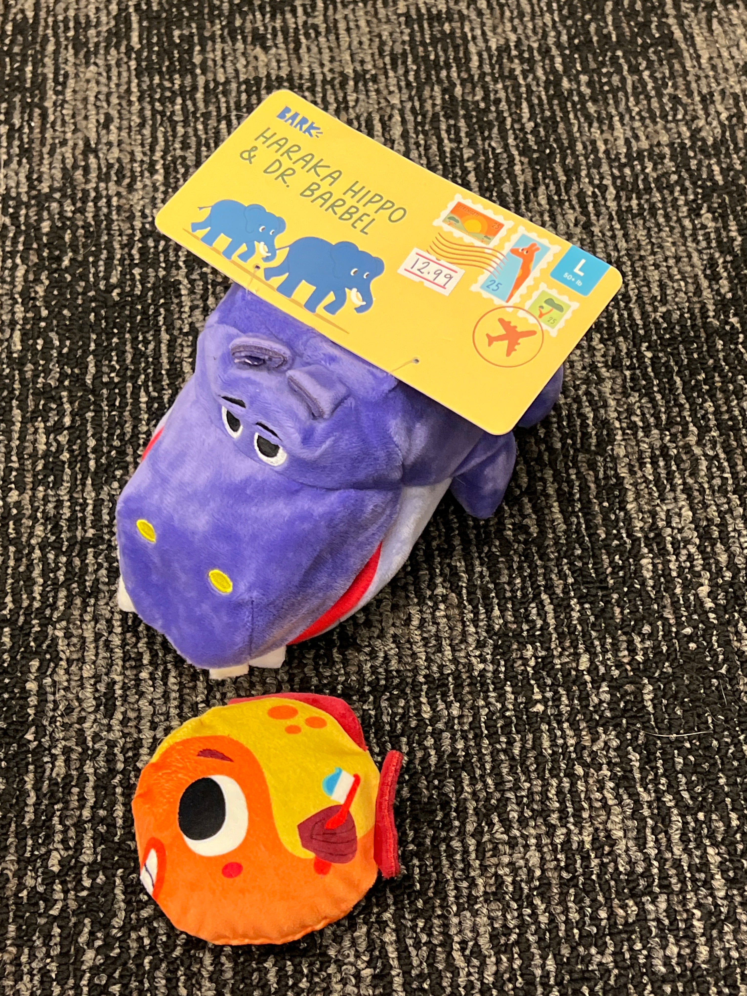 Bark Haraka Hippo Large dog toy – Lucky Dog Rescue