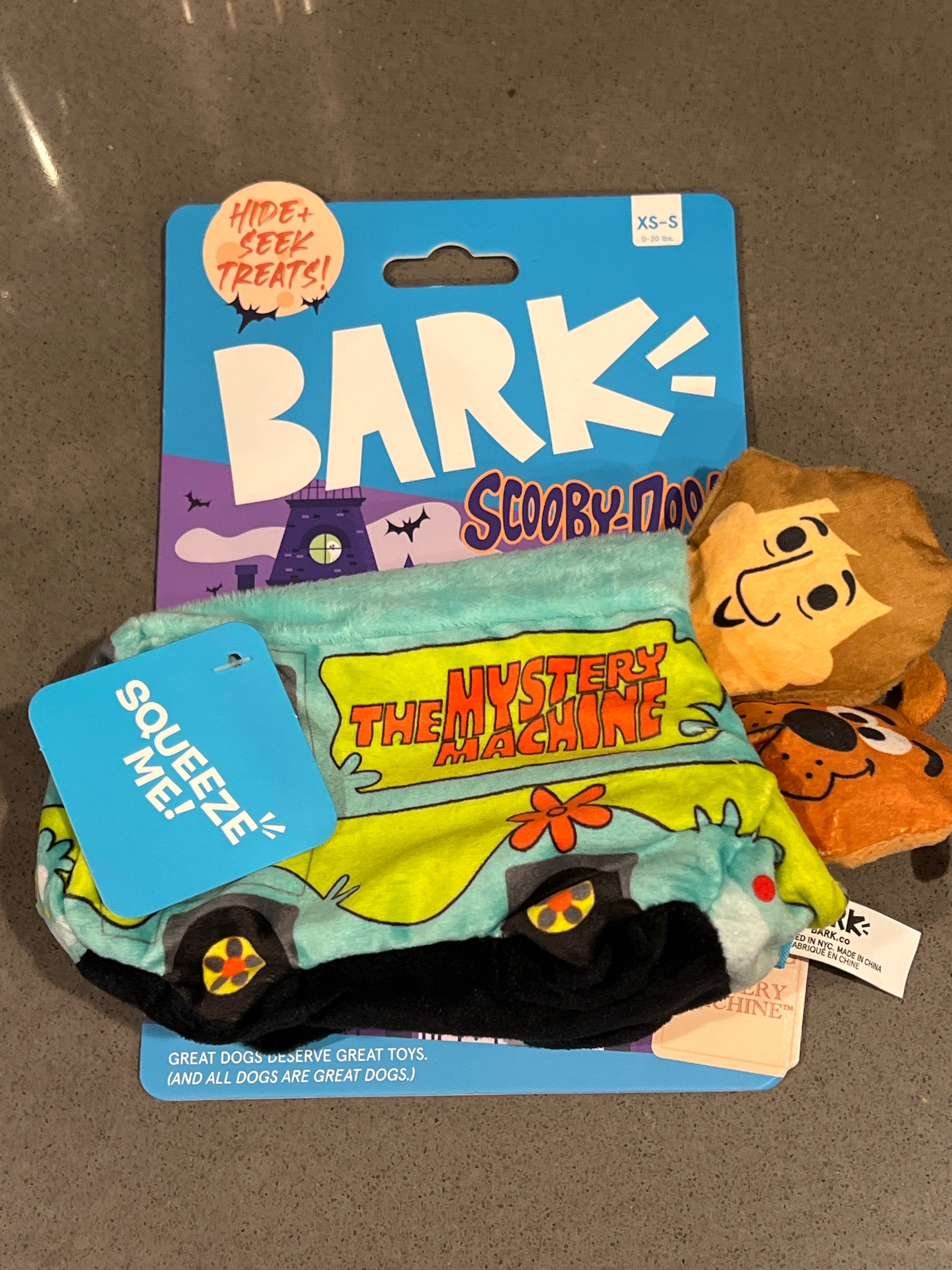 Bark Scooby-Doo Meddling Kids Mystery Machine xs/s dog toy – Lucky Dog ...